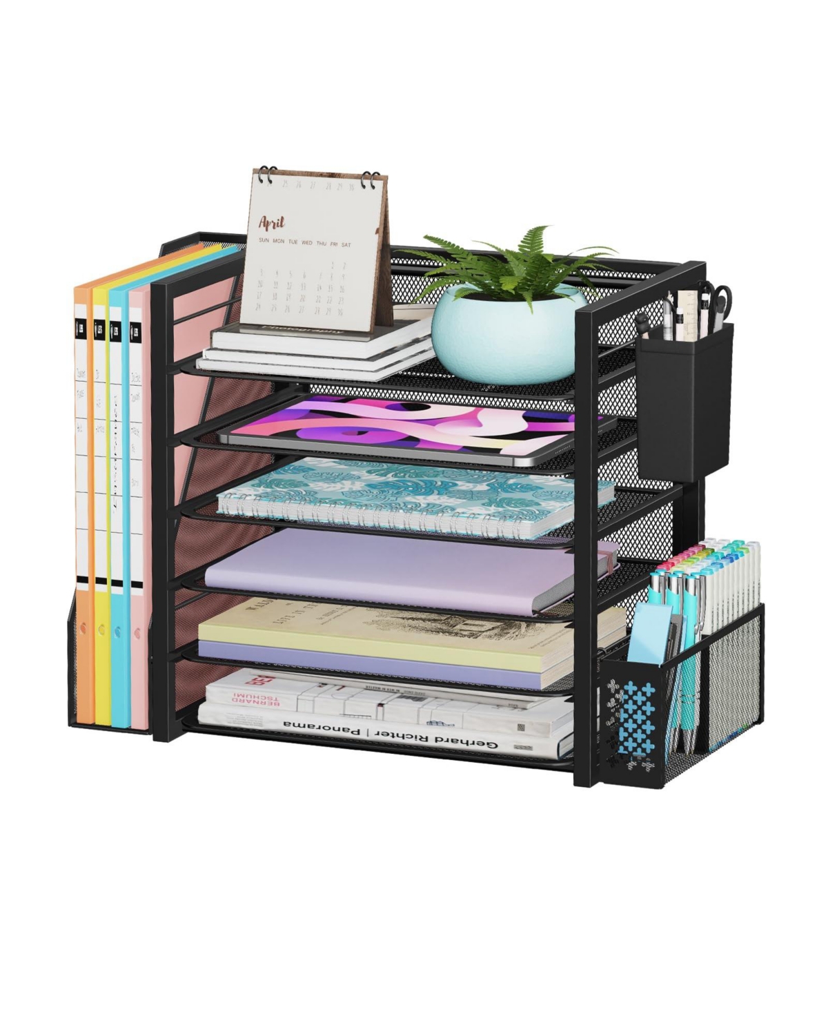 Click here for Gnuadz 6 Tier Desk File Organizer Letter Tray Pen... prices