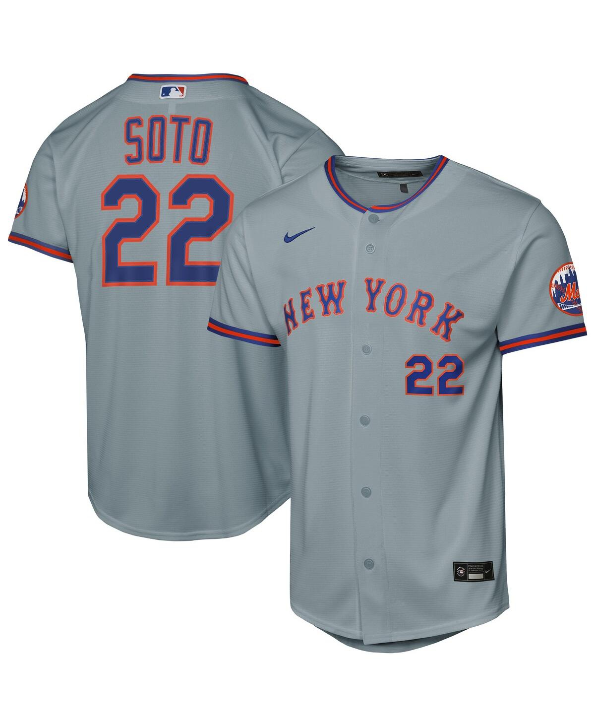 Click here for Nike Big Boys and Girls Juan Soto Gray New York Me... prices