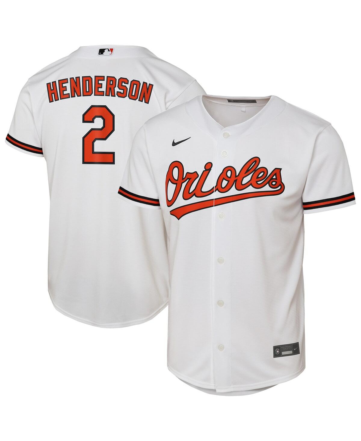 Click here for Nike Big Boys and Girls Gunnar Henderson White Bal... prices