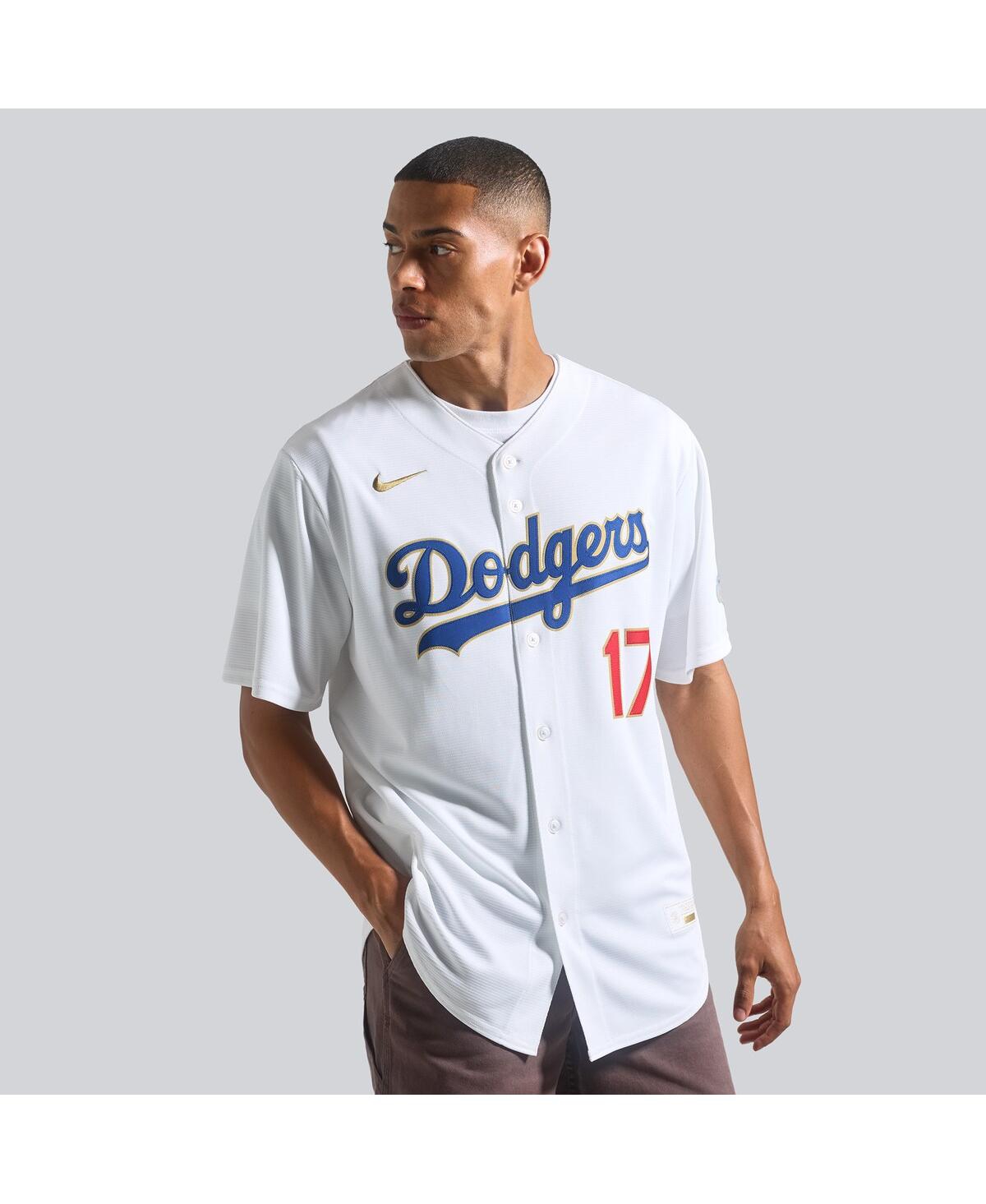 Click here for Nike Mens Shohei Ohtani White Los Angeles Dodgers... prices