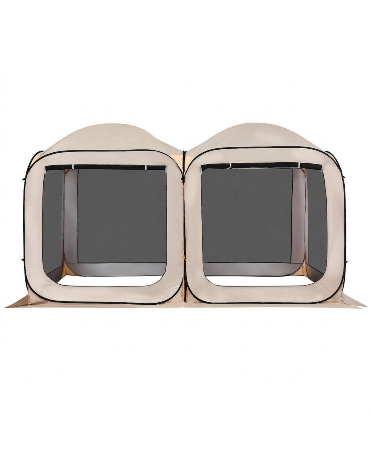 Click here for Sugift 2-in-1 Pop Up Screen House Tent 12 x 6 ft f... prices