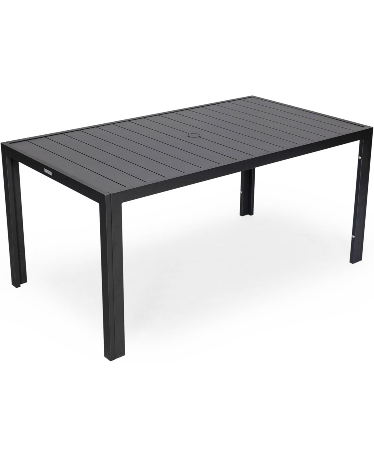 Click here for LeisureMod 63" Outdoor Aluminum Dining Table... prices
