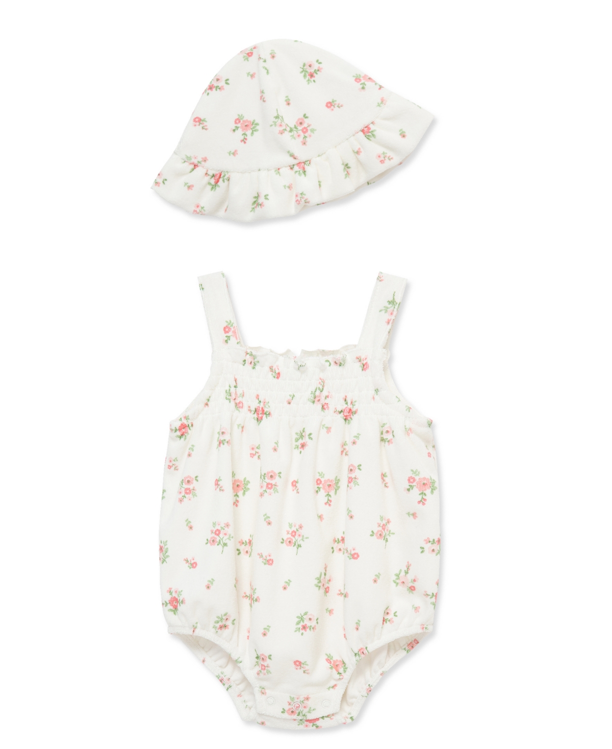 Click here for Little Me Baby Girls Embroidered Romper and Hat  2... prices