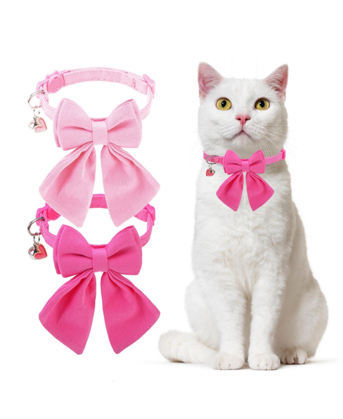 Click here for Aronkl Breakaway Cat Collars with Bells Pure Cotto... prices