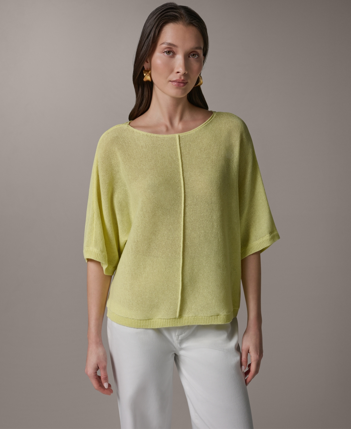 Click here for Donna Karan Weekend Womens Pull-On Sweater - Limon... prices