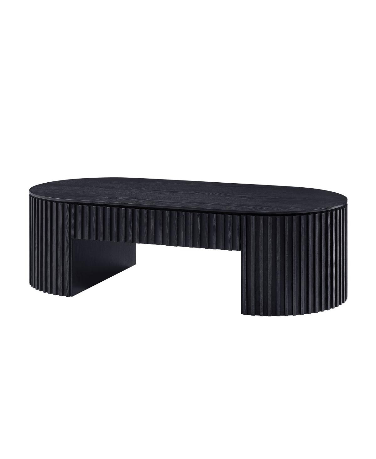 Click here for Streamdale Furniture Oval Wood Coffee Table With D... prices