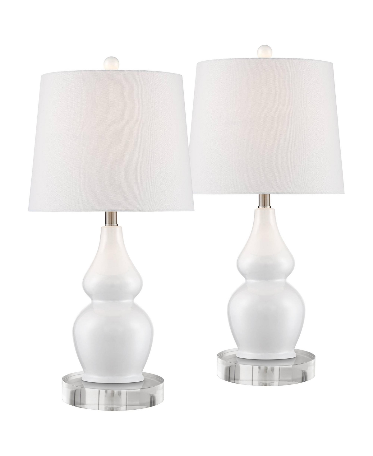 Click here for 360 Lighting Jane Modern Double Gourd Table Lamps... prices