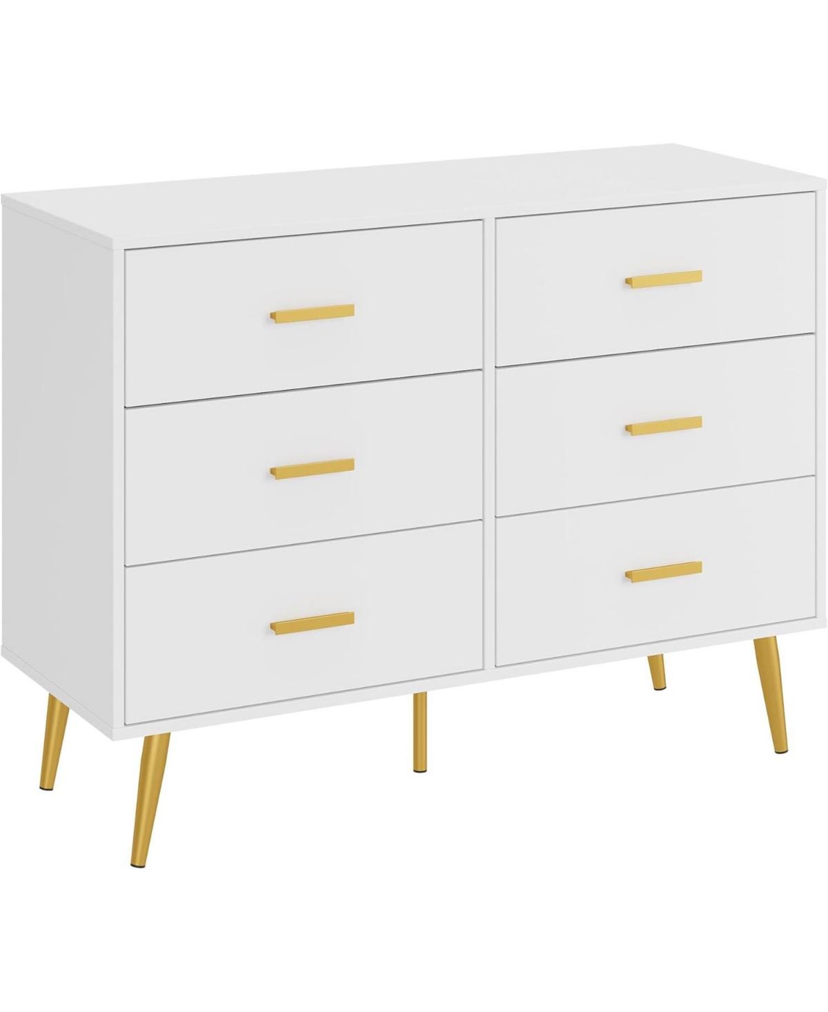 Click here for gaomon 6-Drawer Wide Chest  Contemporary Wood Stor... prices