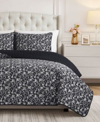Click here for Bcbg Floral Vanna Velvet Quilt Set prices