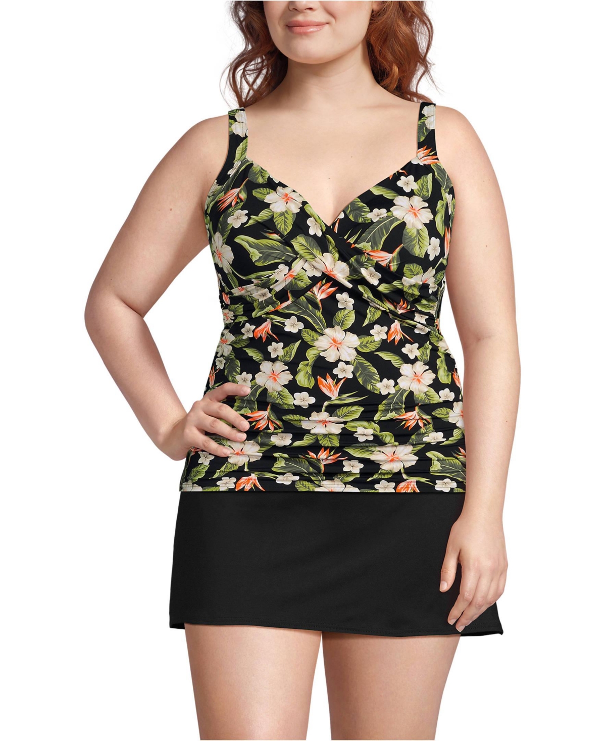 Click here for Lands End Plus Size Ddd-Cup Sweetheart Wrap Underw... prices