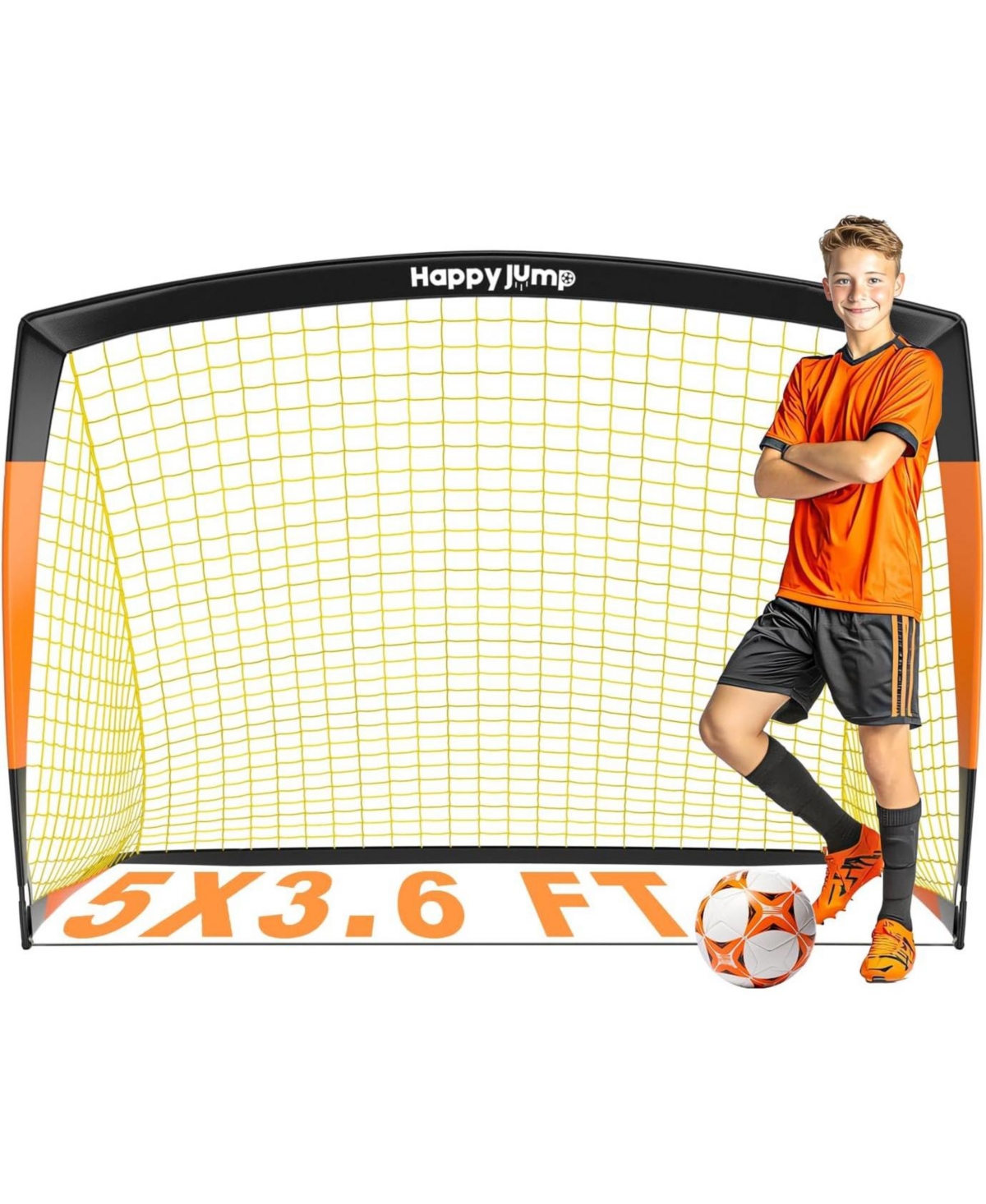 Click here for Happy Jump Soccer Goal 7x5  6.6 x3.3  5x3.6  4x3... prices