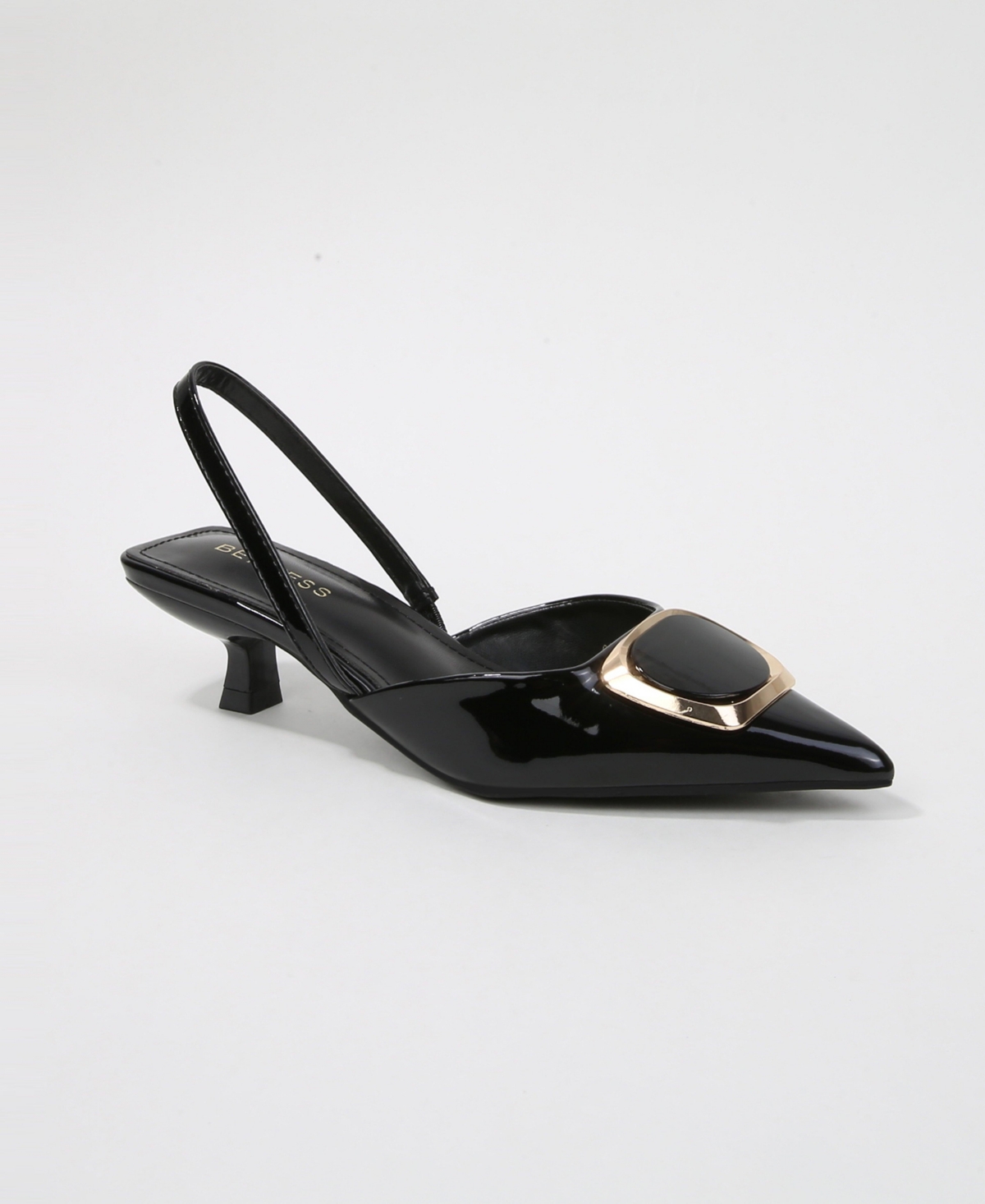 Click here for Berness Geometric Womens Ornament Slingback Heels... prices