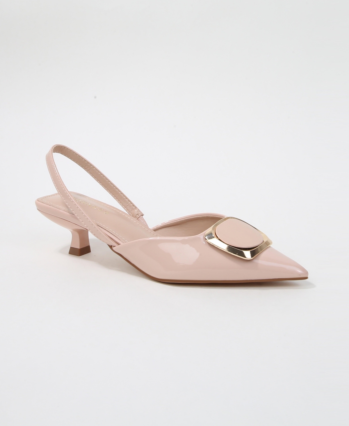 Click here for Berness Geometric Womens Ornament Slingback Heels... prices