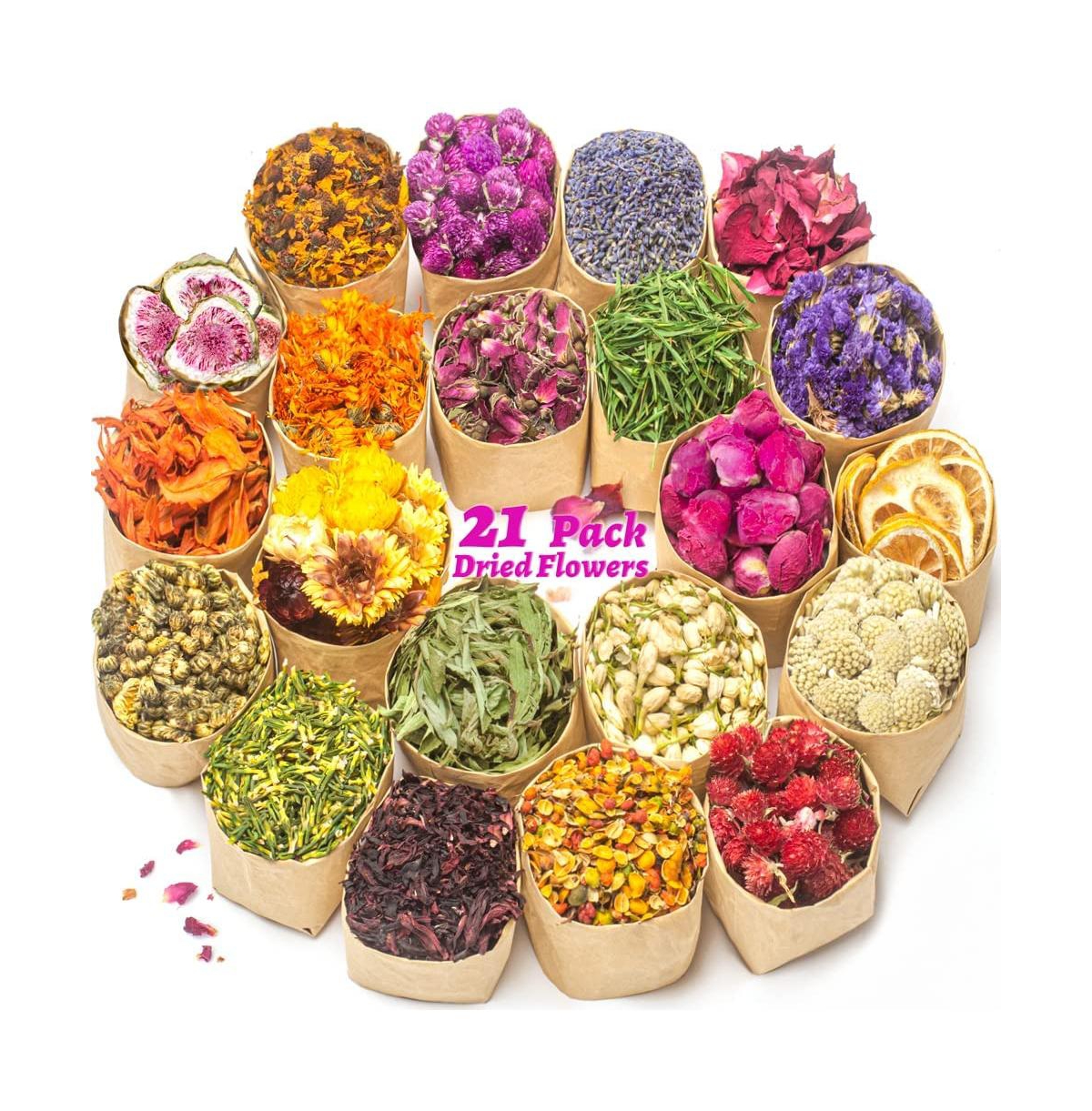 Click here for Gnuadz Dried Flower & Herb Kit 21 Bag - Multi prices