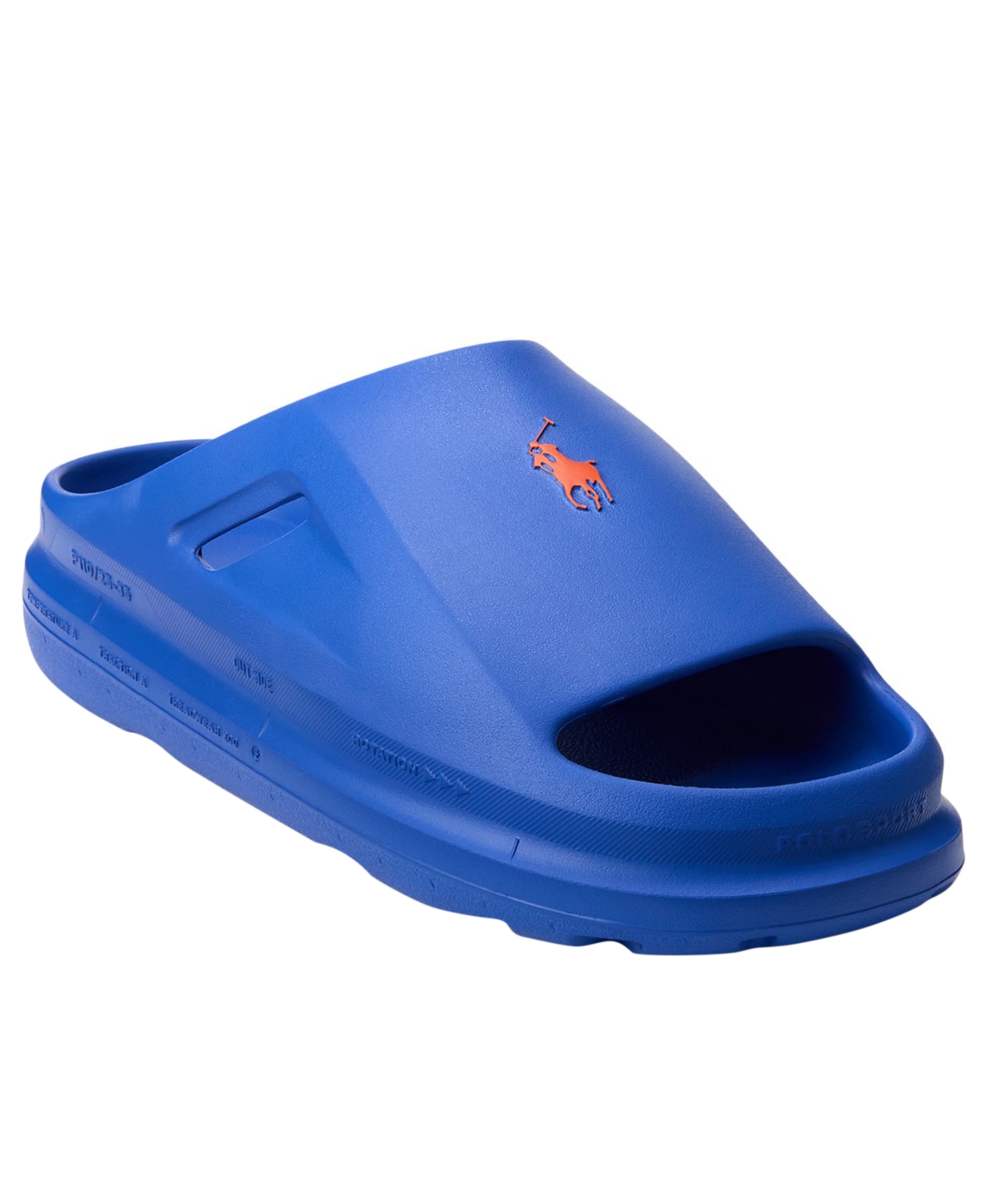 Click here for Polo Ralph Lauren Mens Saber Slide Sandals - Blue prices