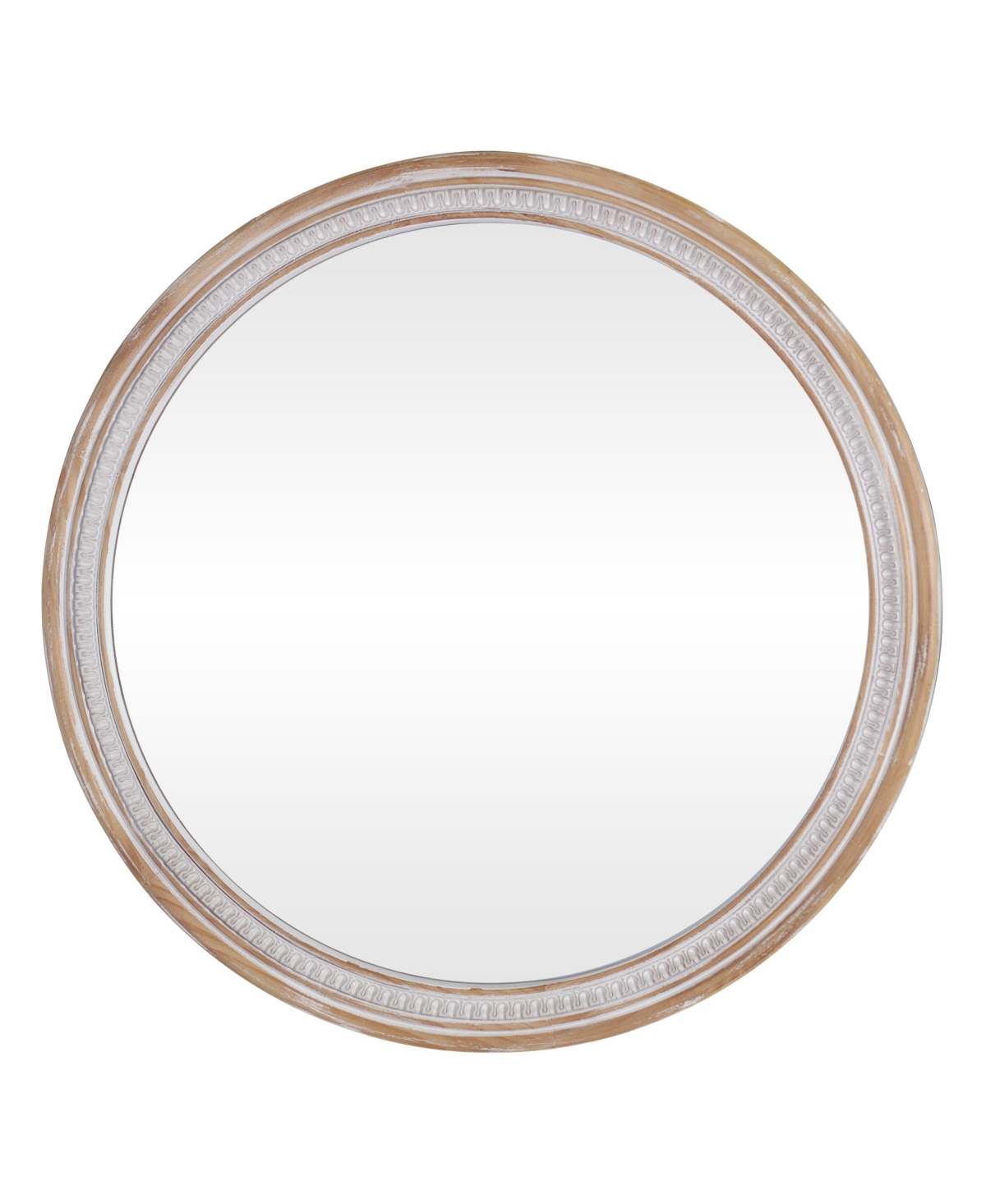 Click here for Busdays 30 Inch Round Farmhouse Wall Mirror Rustic... prices