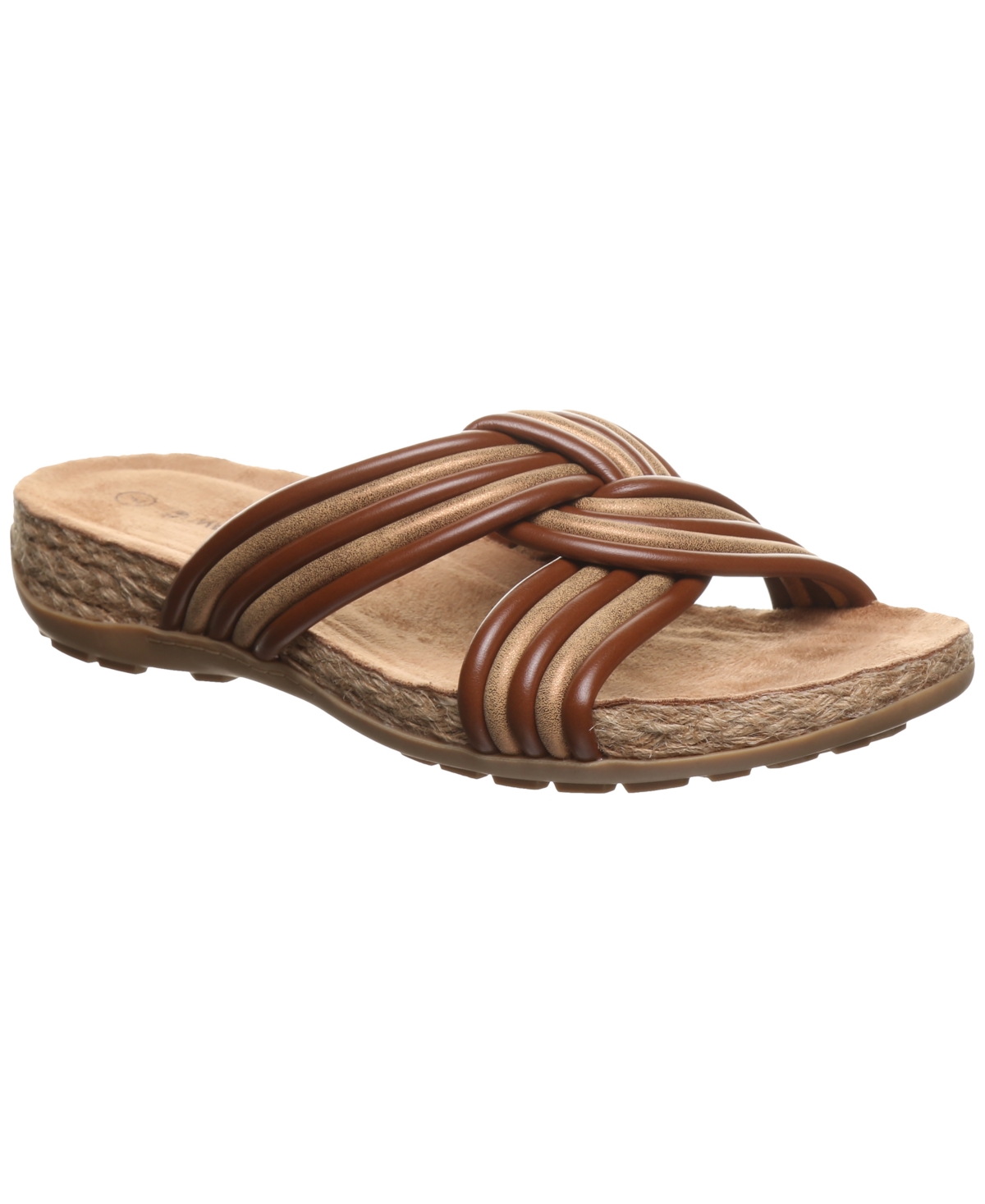 Click here for Bearpaw Womens Mariella Slip-On Sandals - Whiskey prices