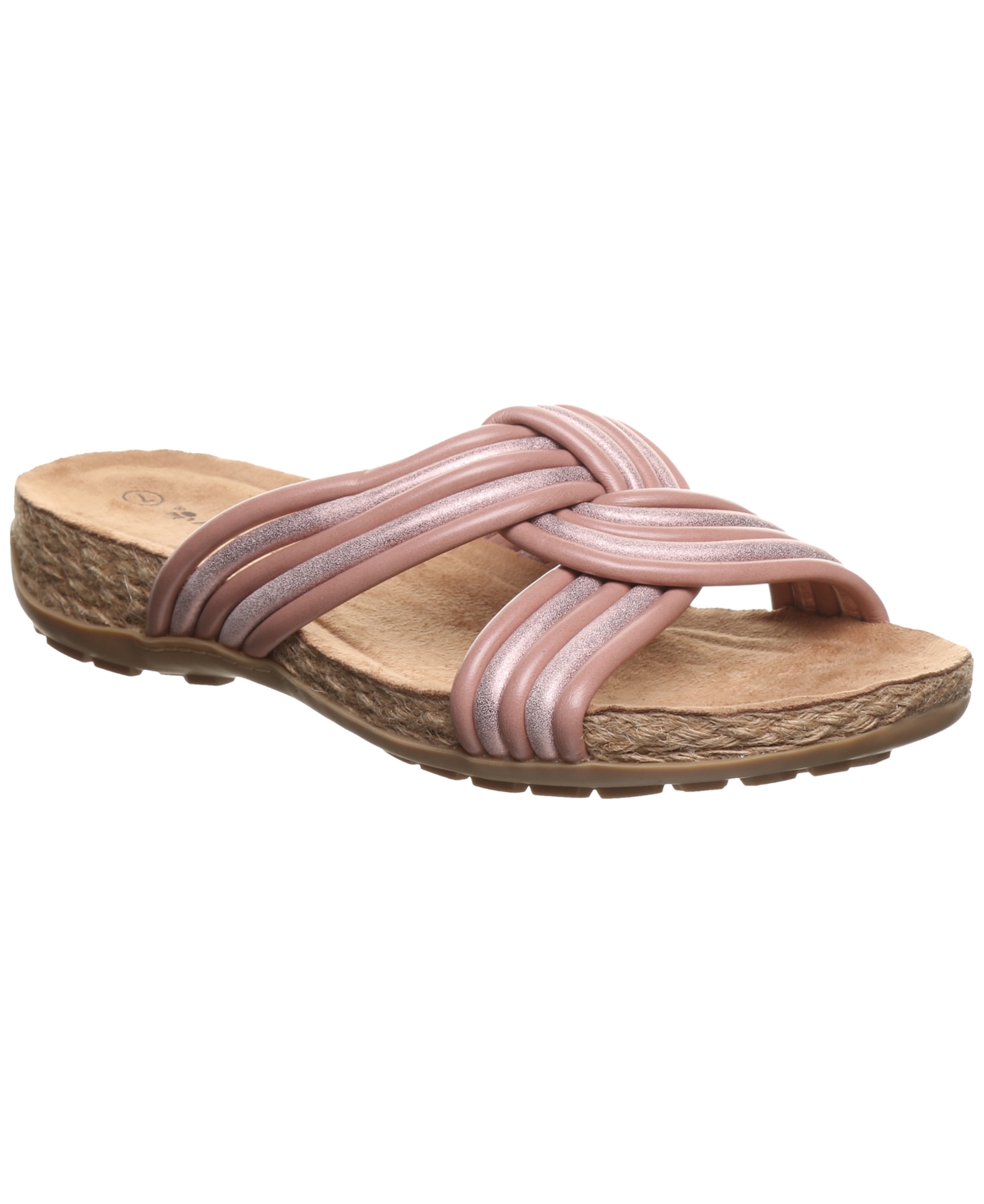 Click here for Bearpaw Womens Mariella Slip-On Sandals - Blush prices