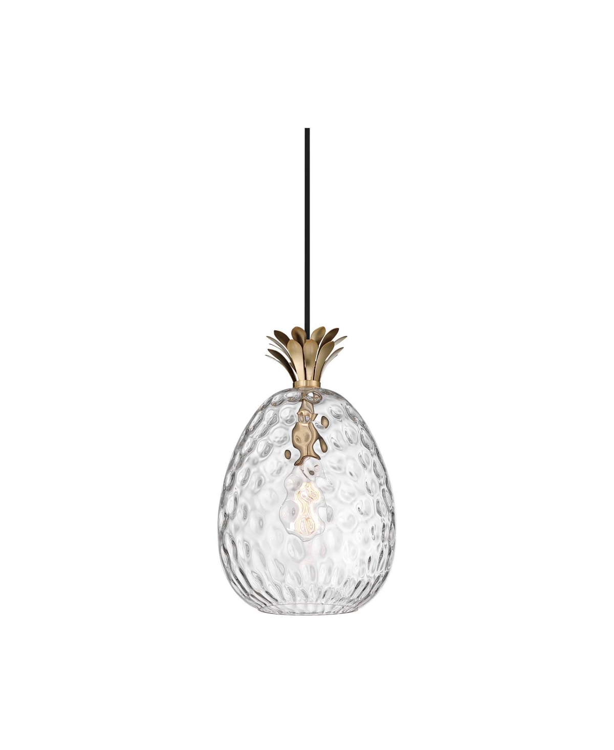 Click here for Possini Euro Design Pineapple Warm Hammered Glass... prices