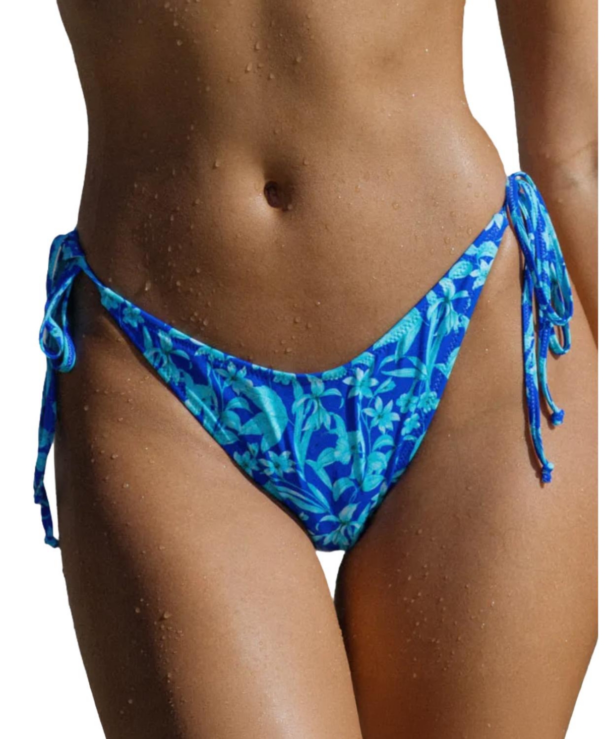 Click here for Bright Swimwear Womens Maria Bottom - Blue floral prices