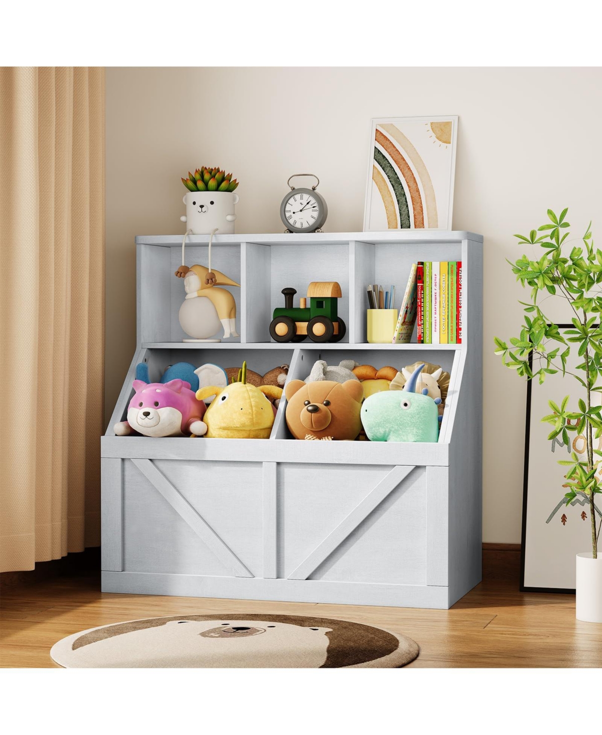 Click here for gaomon Kids Bookshelf and Toy Storage Organizer  T... prices
