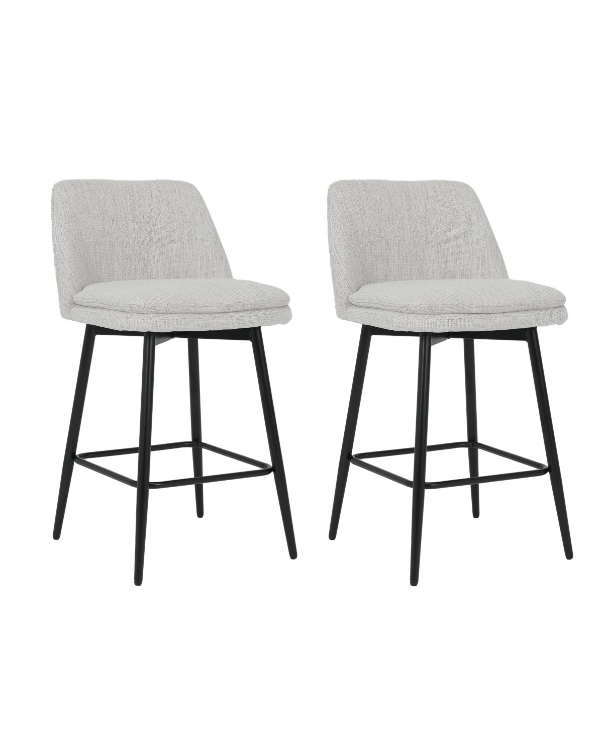 Click here for Clihome Set of 2 Counter Height Swivel Bar Stools... prices