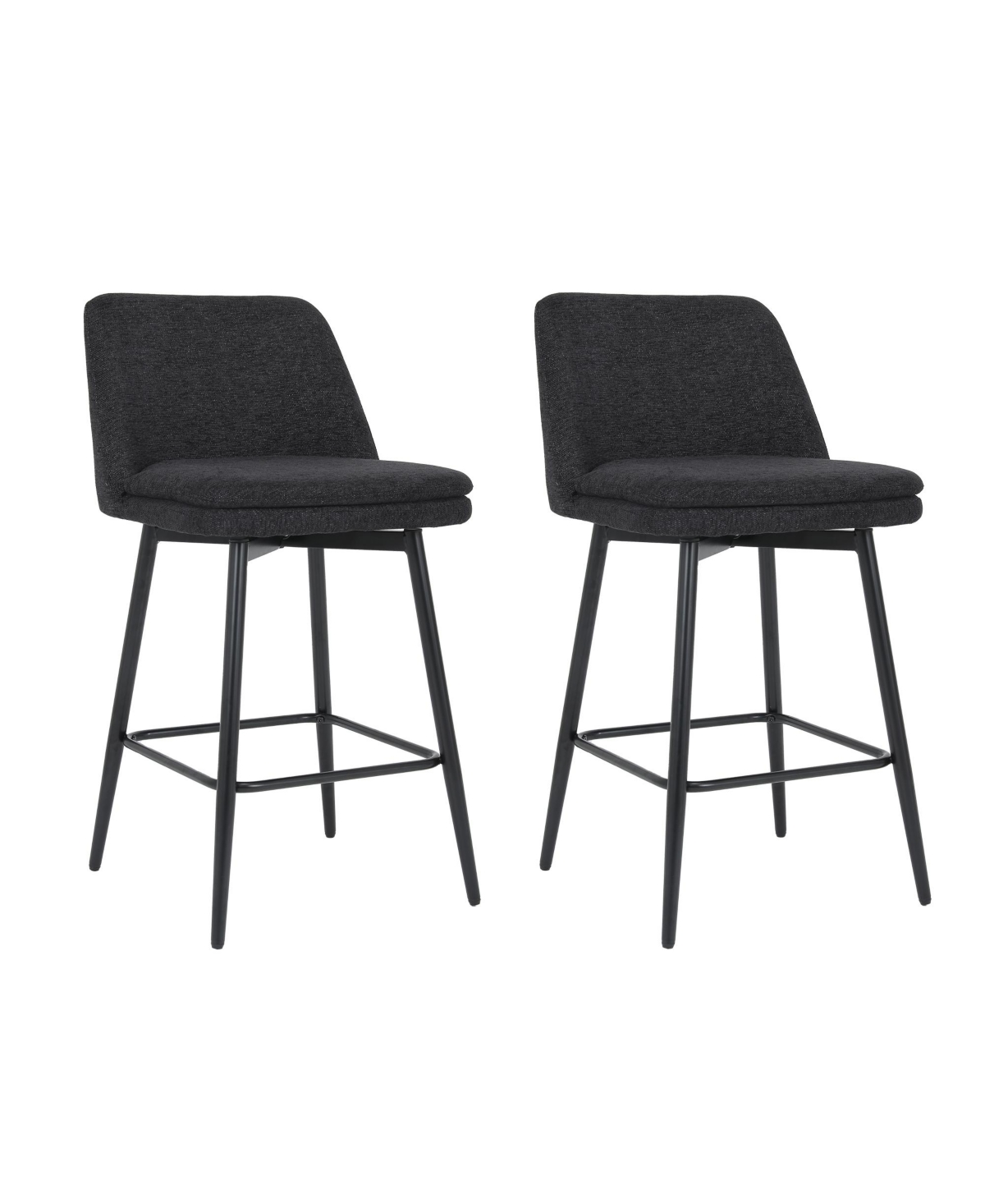 Click here for Clihome Set of 2 Counter Height Swivel Bar Stools... prices