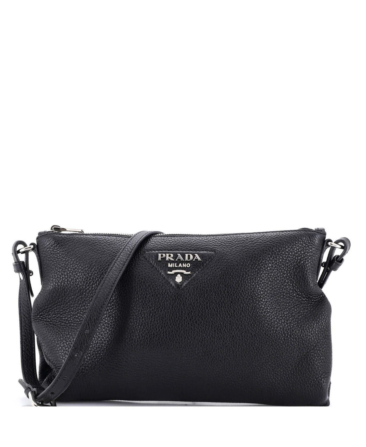 Click here for Pre-Owned Prada Small Dual Strap Zip Crossbody Vit... prices
