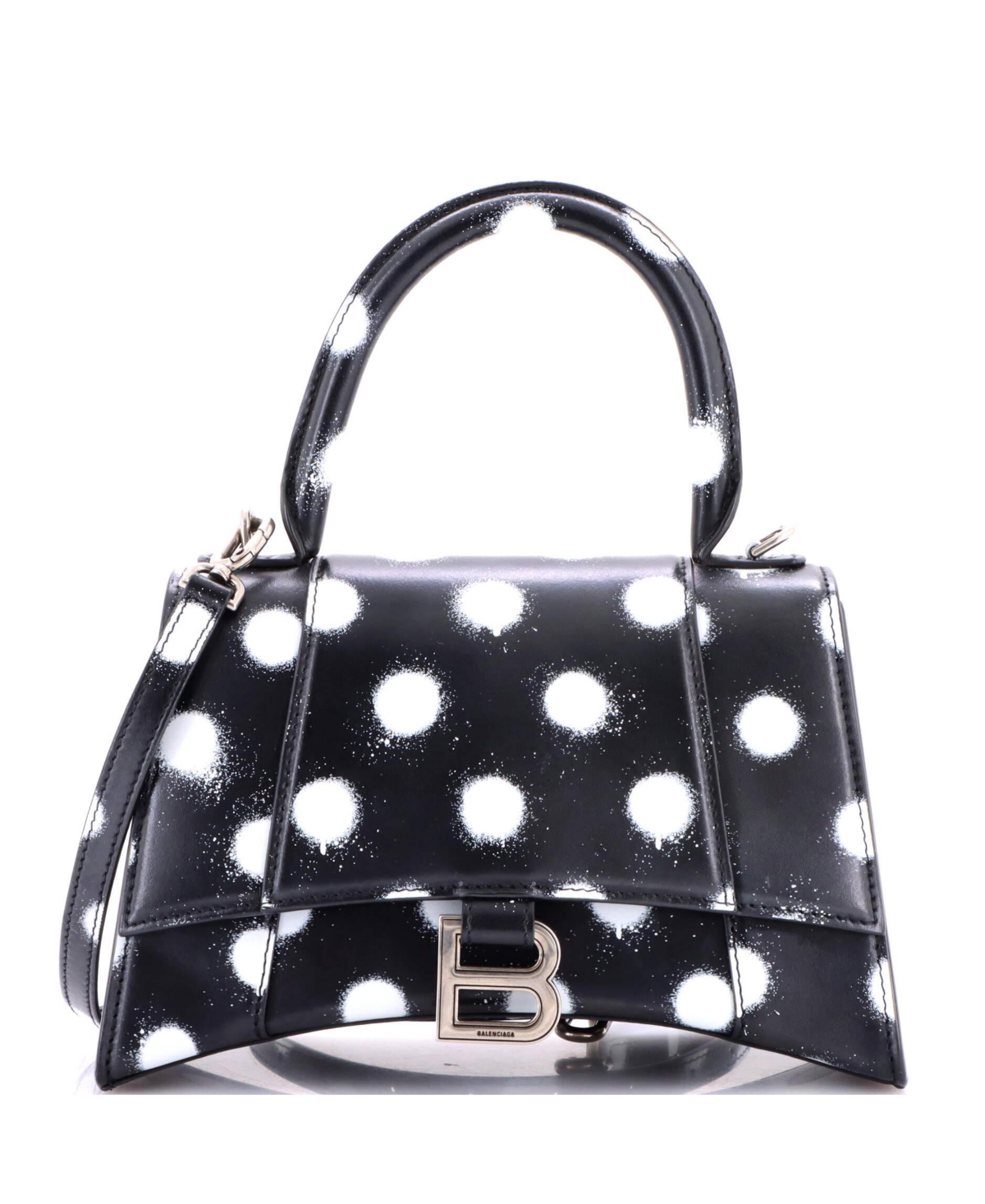 Click here for Pre-Owned Balenciaga Small Hourglass Top Handle Ba... prices