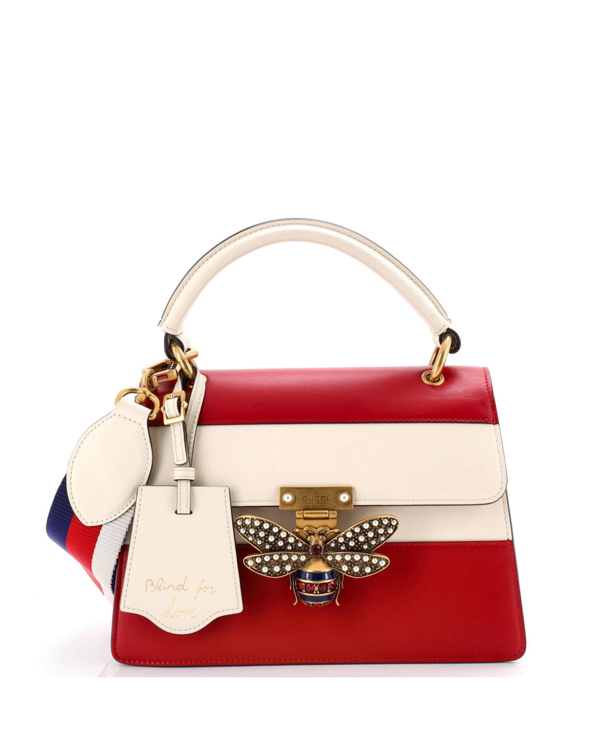 Click here for Pre-Owned Gucci Small Queen Margaret Top Handle Ba... prices