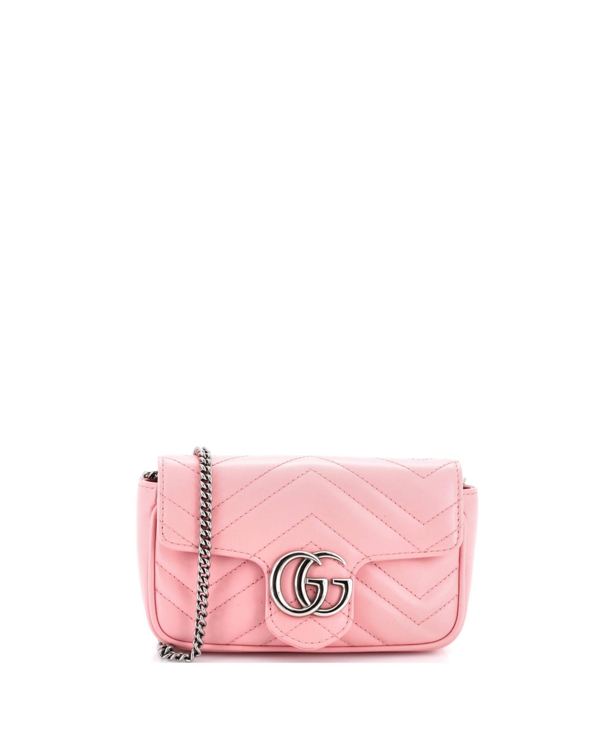 Click here for Pre-Owned Gucci Super Mini Gg Marmont Flap Bag Mat... prices