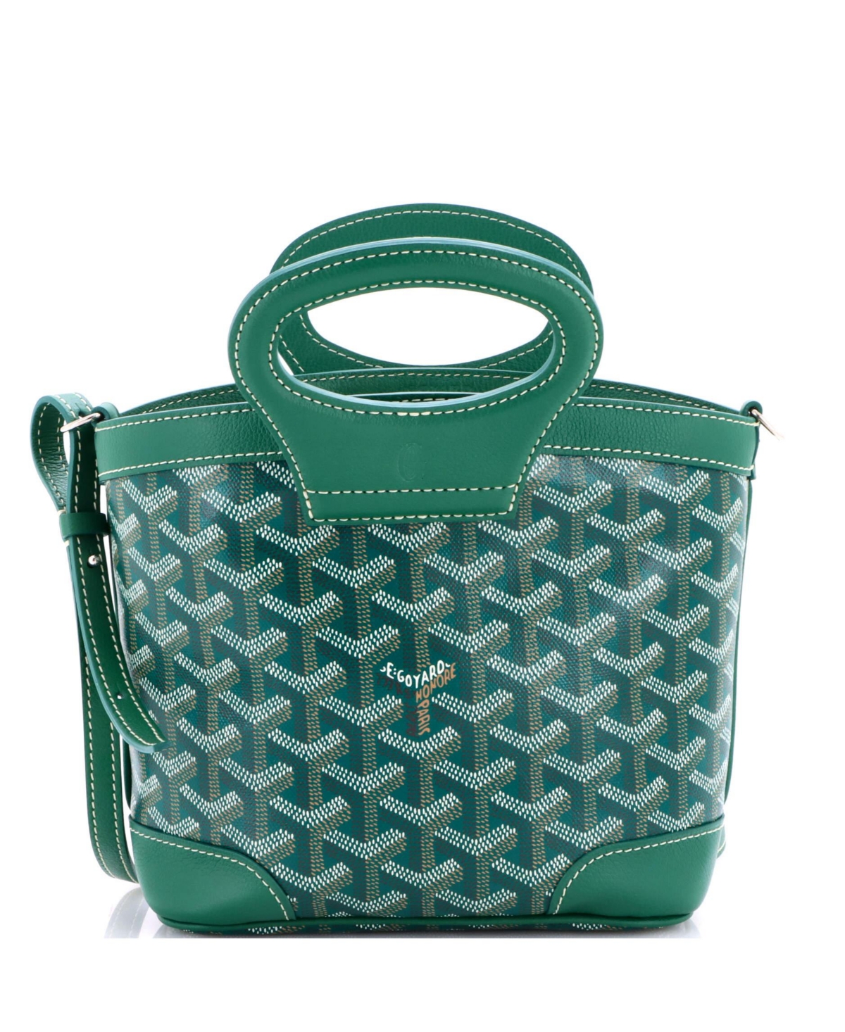 Click here for Pre-Owned Goyard Mini Beluga Bag Coated Canvas - G... prices