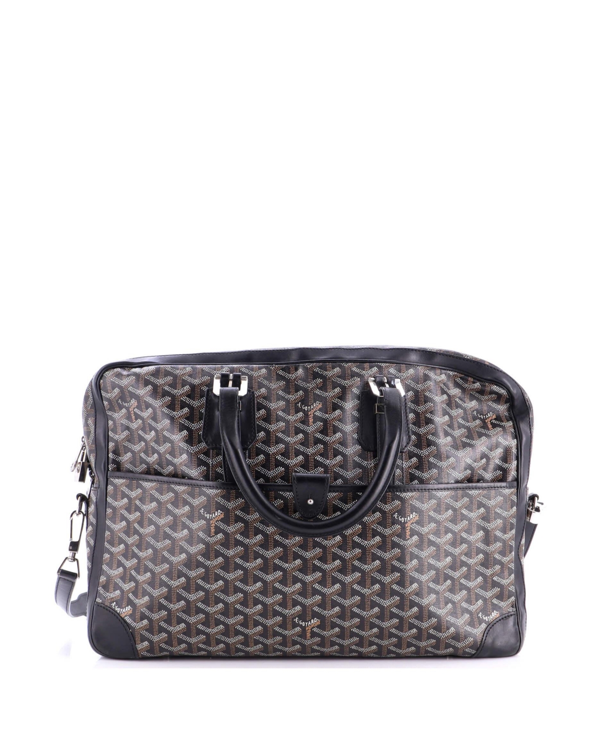 Click here for Pre-Owned Goyard Pm Ambassade Briefcase Coated Can... prices