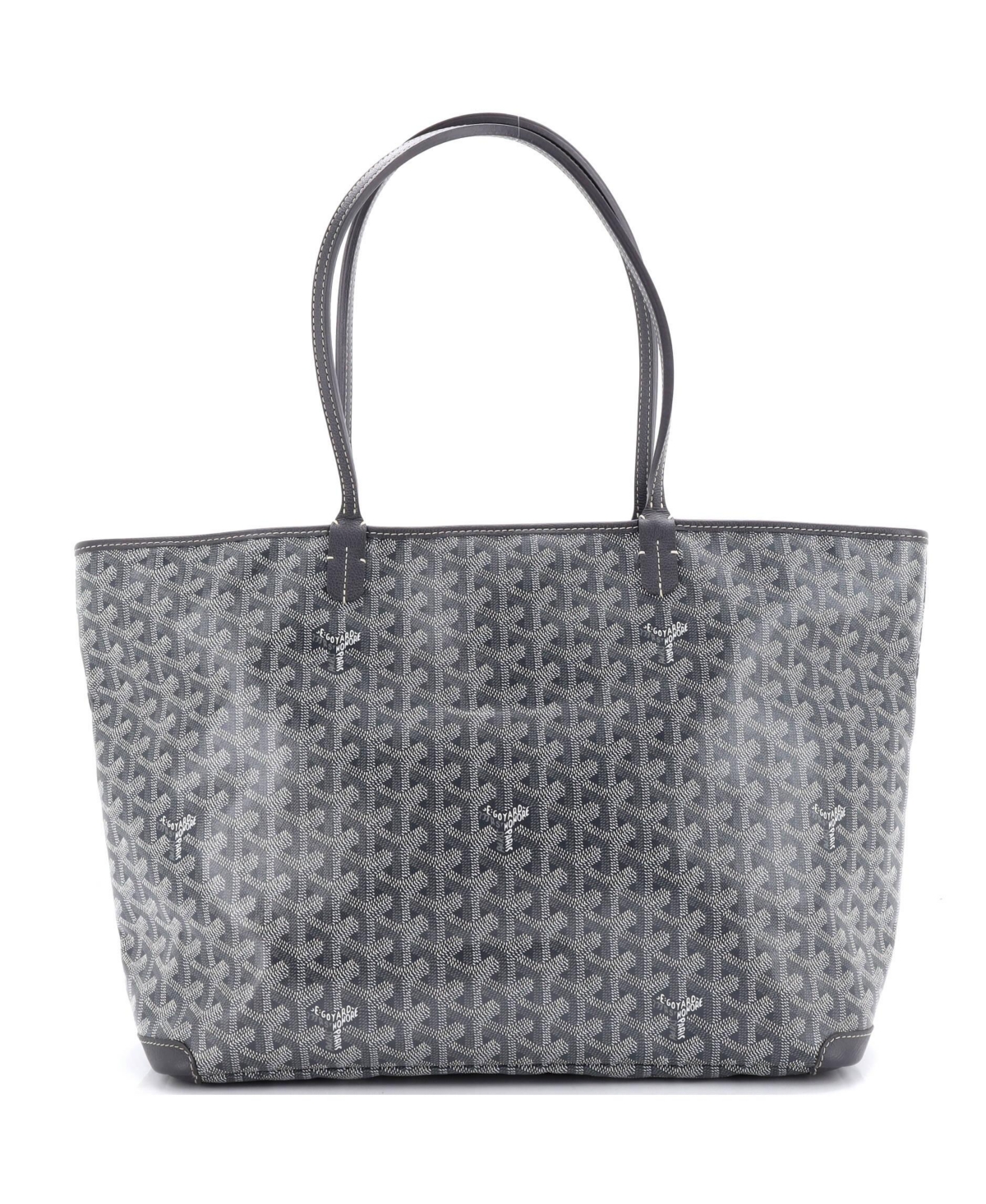 Click here for Pre-Owned Goyard Mm Artois Tote Coated Canvas - Gr... prices