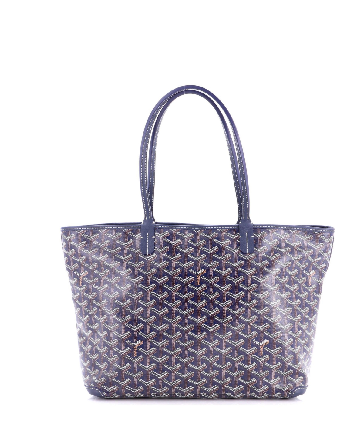 Click here for Pre-Owned Goyard Pm Artois Tote Coated Canvas - Bl... prices