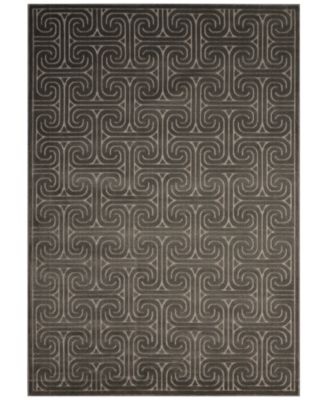 CLOSEOUT! Kelly Ripa Home Interlock KRH20 Dark Grey 2'3'' x 8' Runner ...
