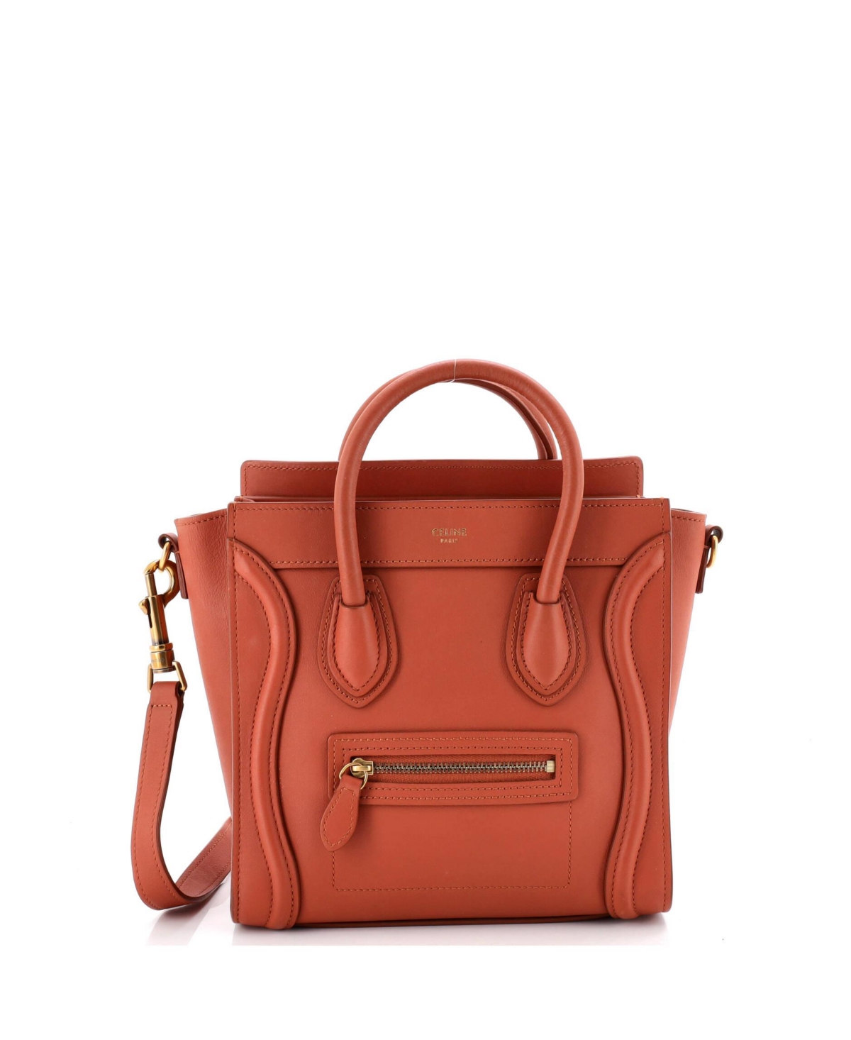 Click here for Pre-Owned Celine Nano Luggage Bag Smooth Leather -... prices