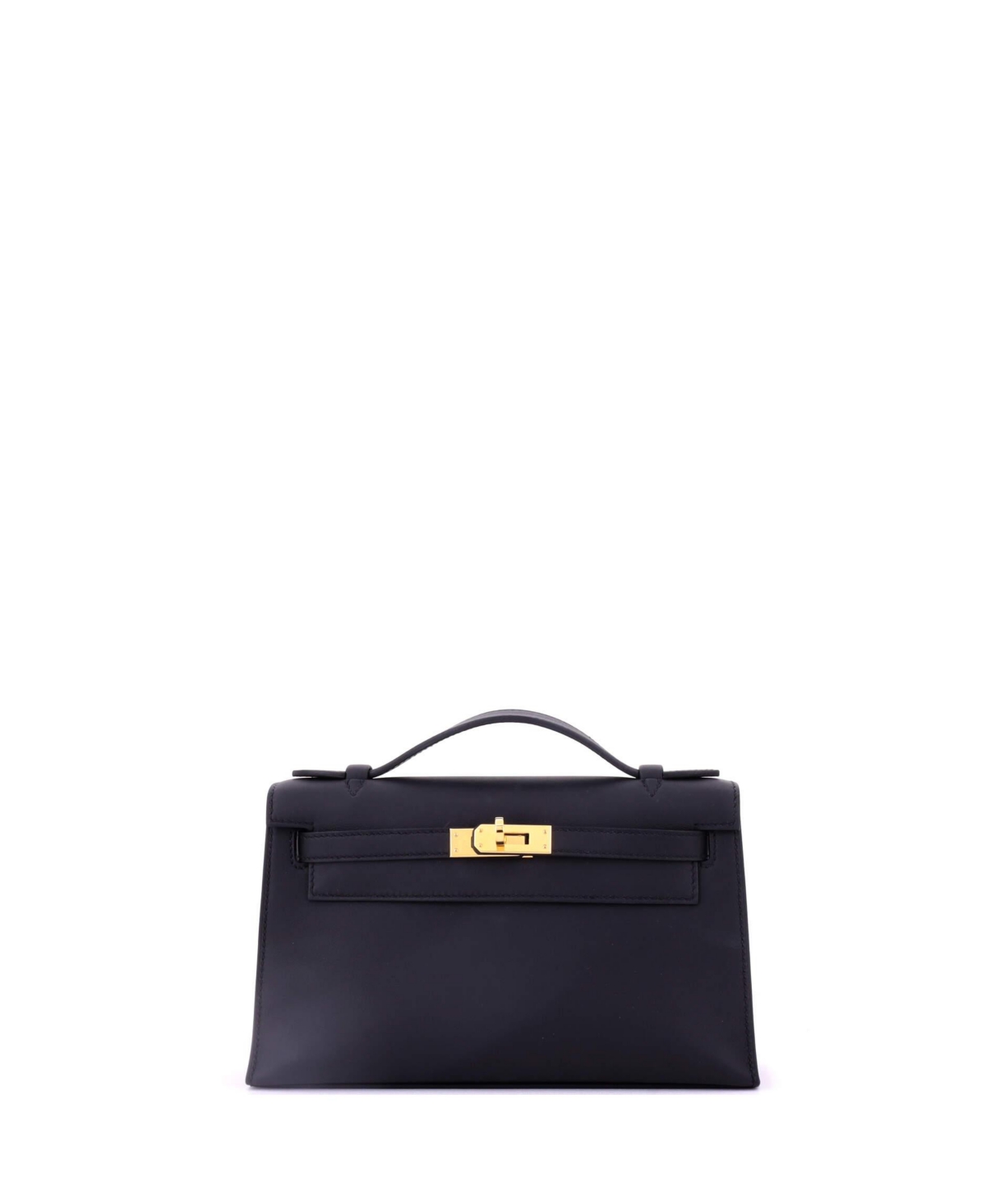 Click here for Pre-Owned HERMES Kelly Pochette Swift - Black prices