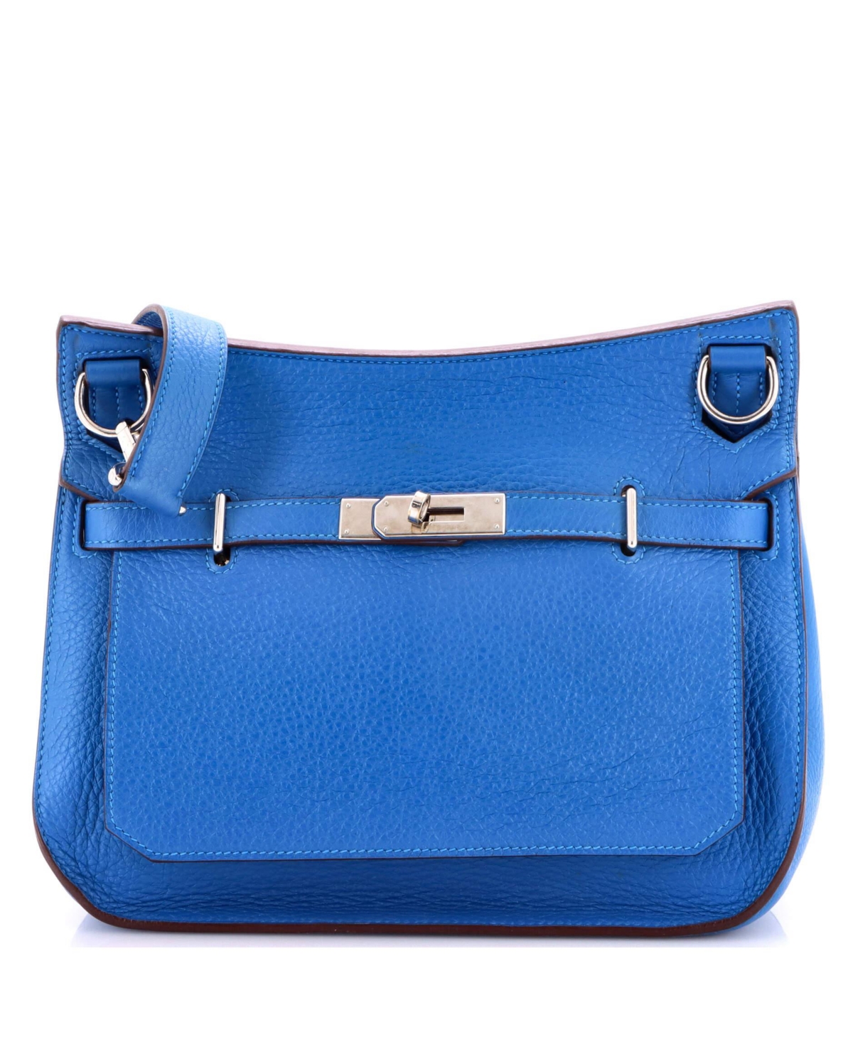 Click here for Pre-Owned HERMES 28 Jypsiere Bag Clemence - Blue prices