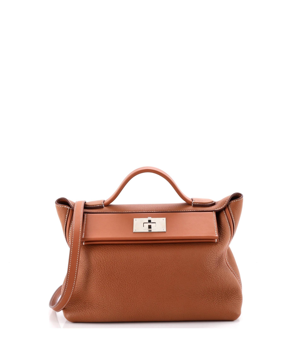 Click here for Pre-Owned HERMES 29 24/24 Bag Togo with Swift - Br... prices