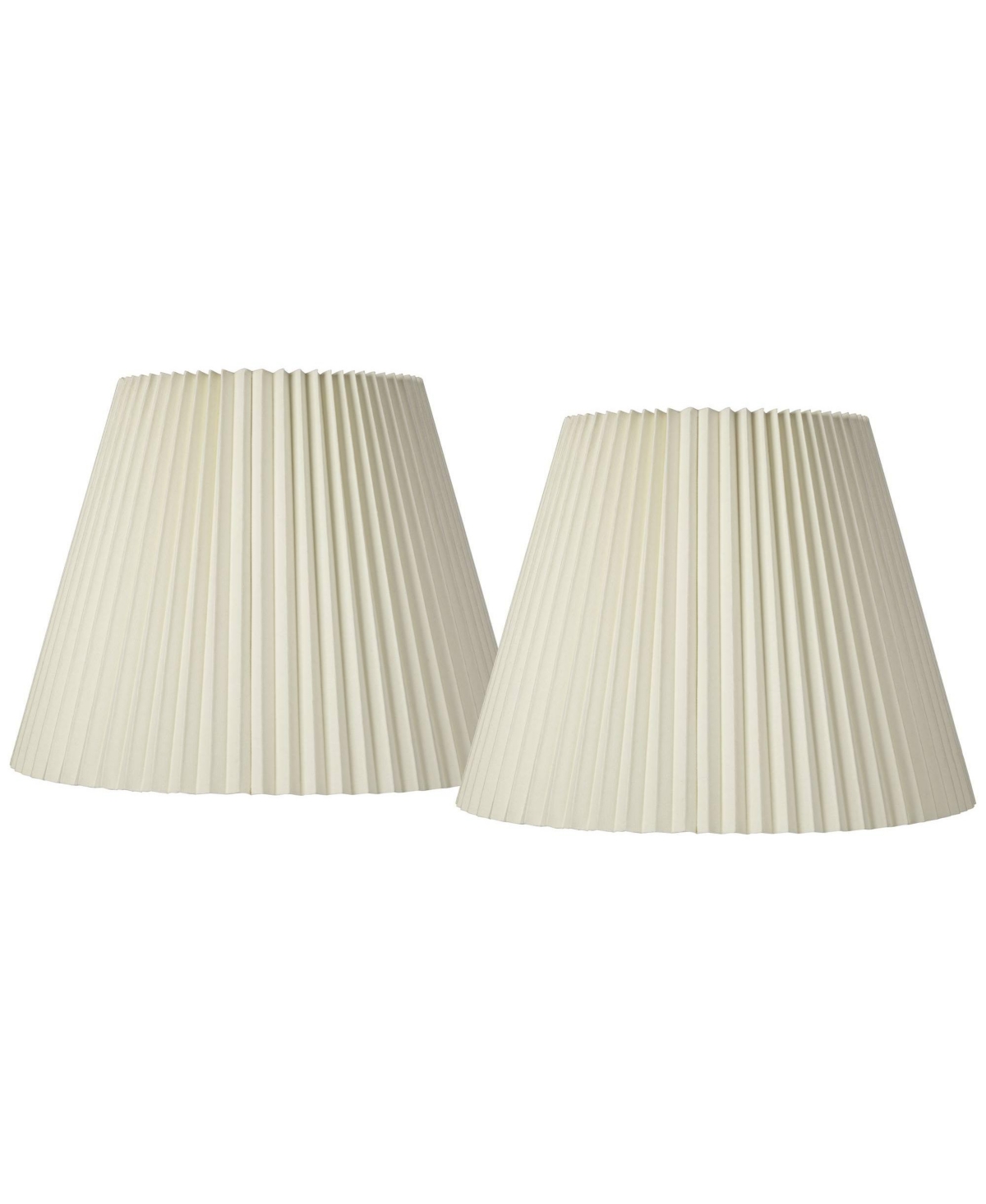 Click here for Springcrest Set of 2 Knife Pleat Empire Lamp Shade... prices