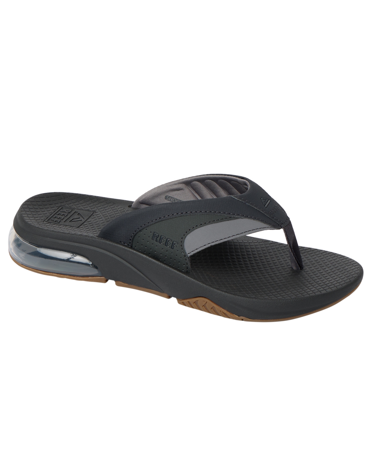 Click here for Reef Mens Fanning Sandal - Black/Gum prices