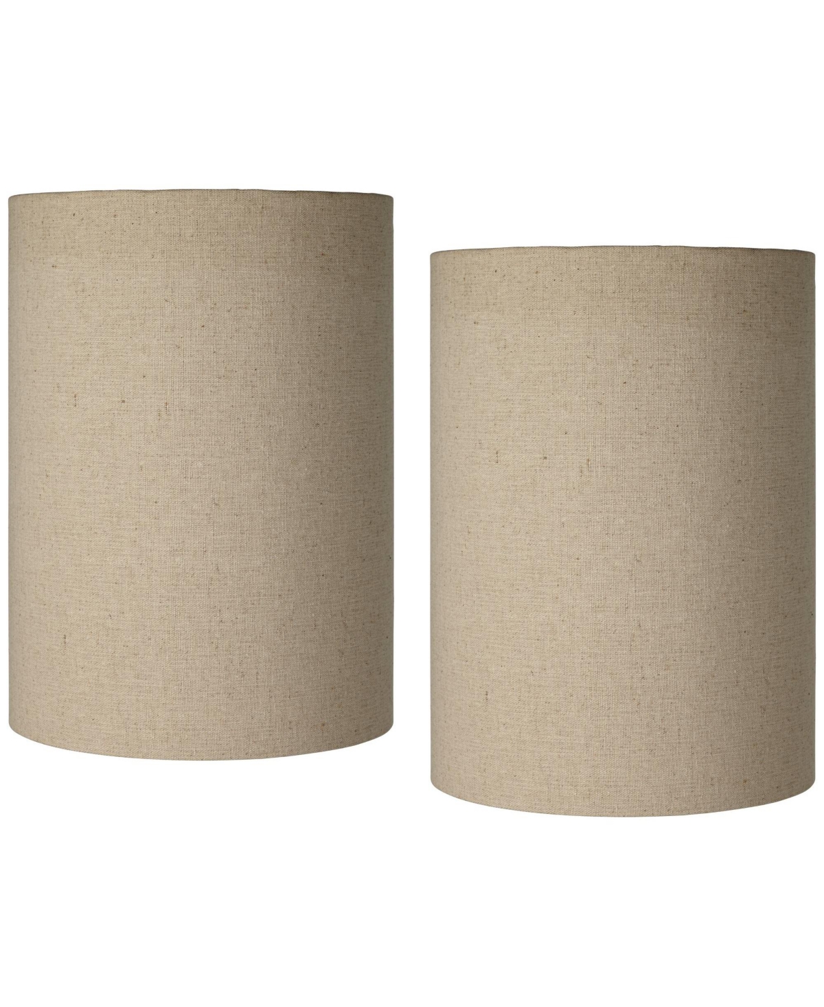 Click here for Springcrest Set of 2 Cylinder Lamp Shades Tan Smal... prices