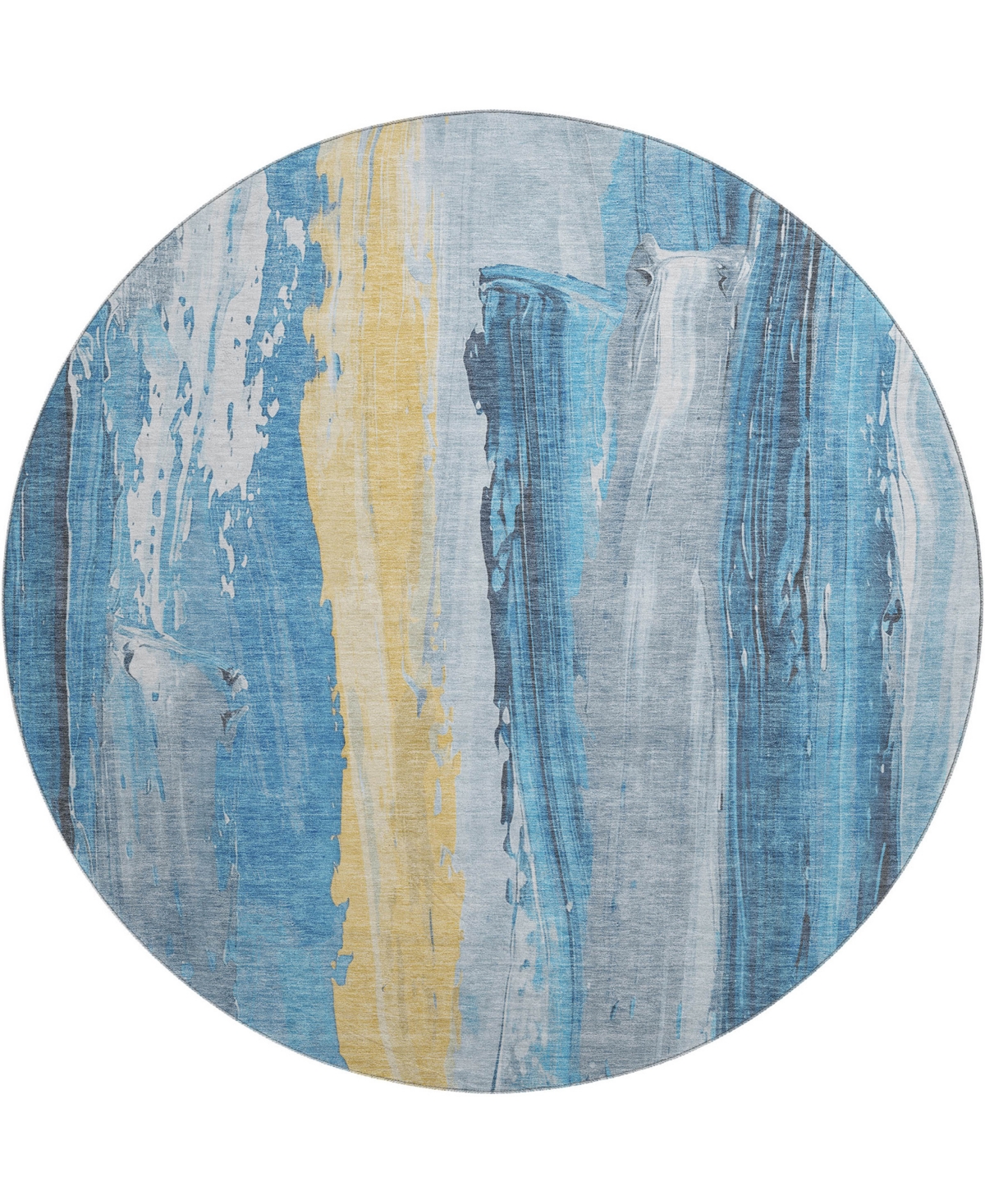 Click here for Addison Mayfield AMF1845 8 x 8 Round Area Rug - Bl... prices