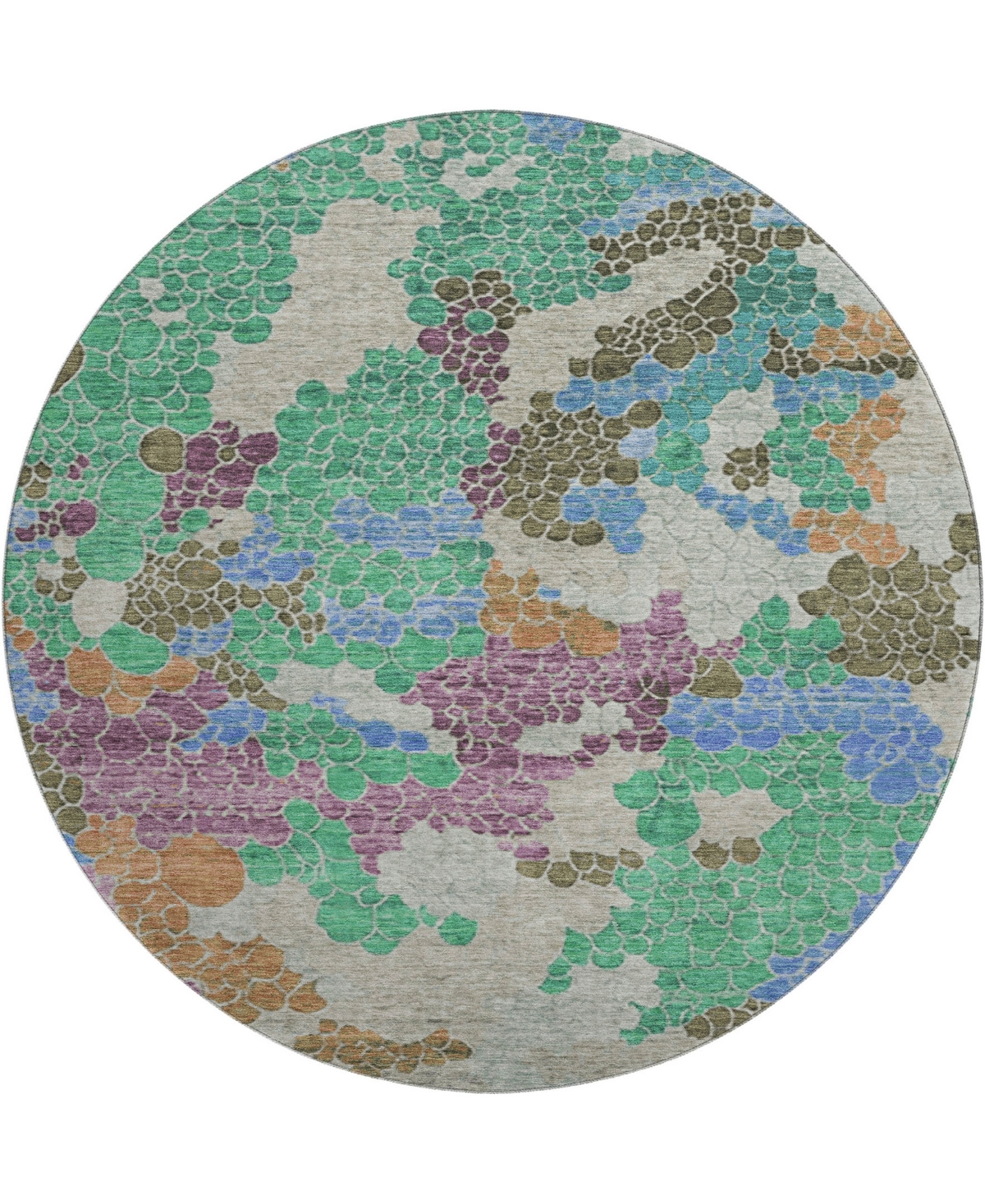 Click here for Addison Mayfield AMF1906 8 x 8 Round Area Rug - Gr... prices