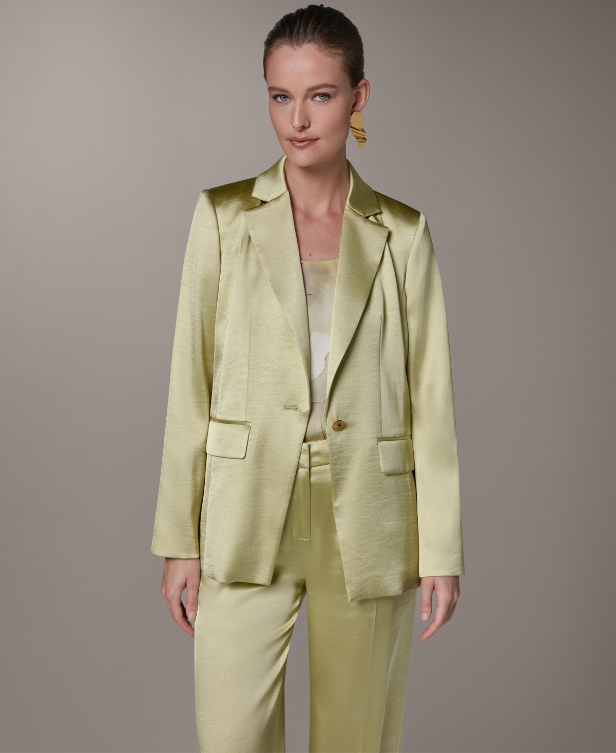 Click here for Donna Karan New York Womens Notch Collar Jacket -... prices