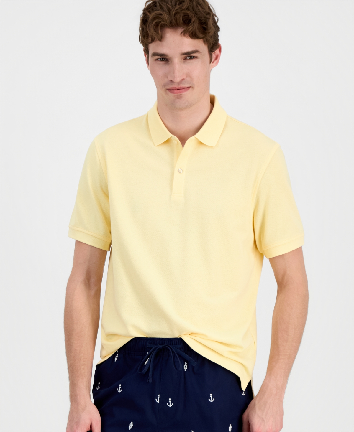 Click here for Club Room Mens Classic Fit Performance Stretch Pol... prices