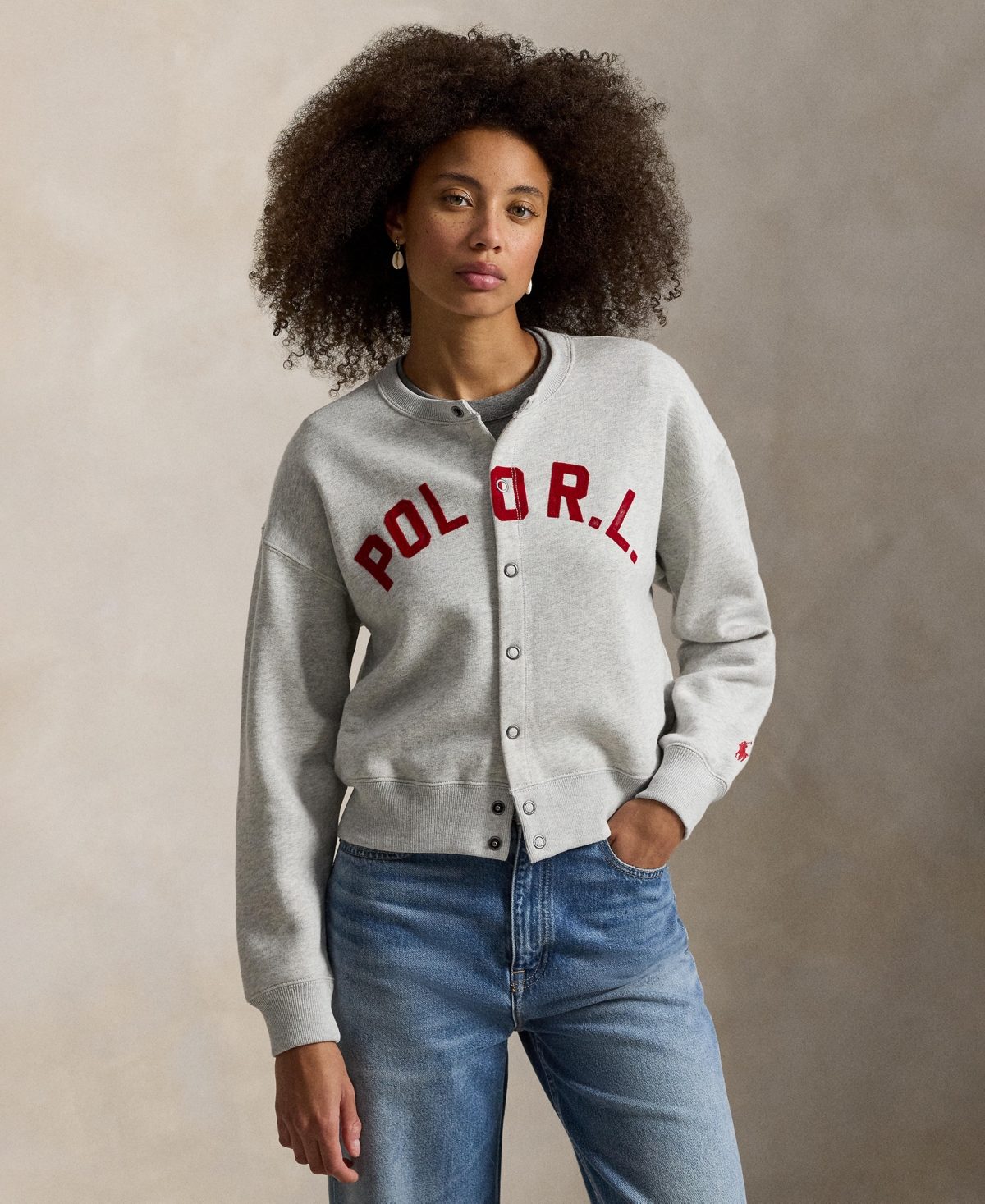 Click here for Polo Ralph Lauren Womens Crewneck Logo Fleece Card... prices