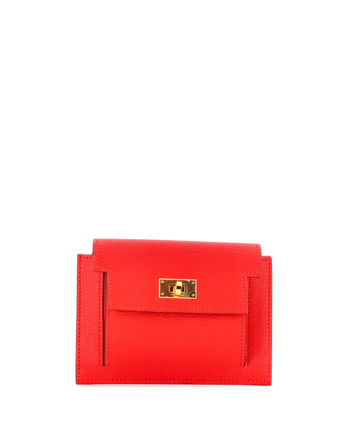 Click here for Pre-Owned HERMES Kelly Pocket Compact Wallet Chevr... prices