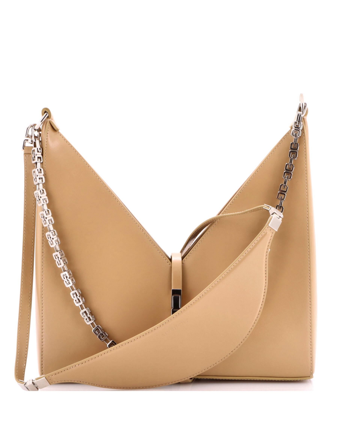 Click here for Pre-Owned Givenchy Small Cut Out Shoulder Bag Leat... prices